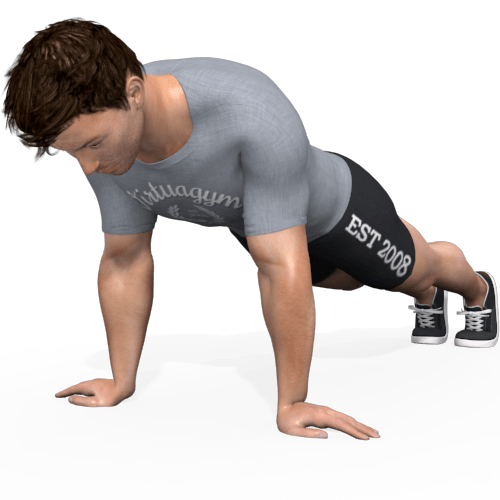 Push-up Fingers Out Video Exercise Guide