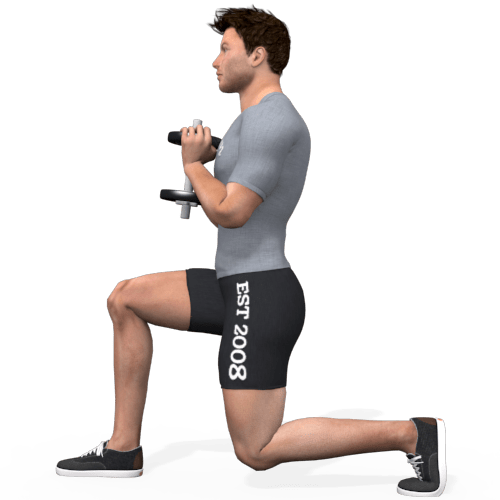 Dumbbells Goblet Star Lunge Video Exercise Guide