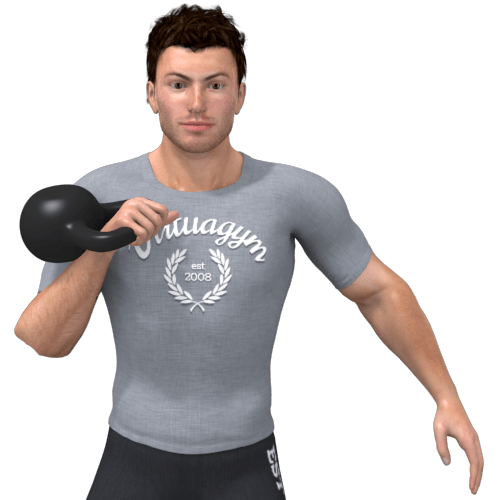 Kettlebell Swing Clean Video Exercise Guide