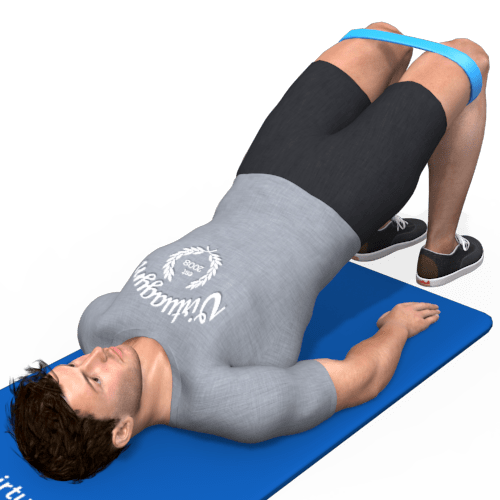 Resistance Band Hip Bridge Video Exercise Guide