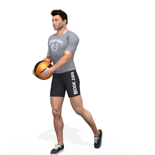 Medicine Ball Chopper Low High Video Exercise Guide