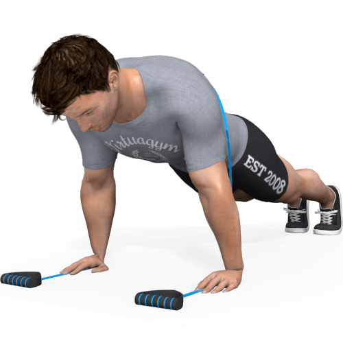 Elastics Resisted Push-up Video Exercise Guide