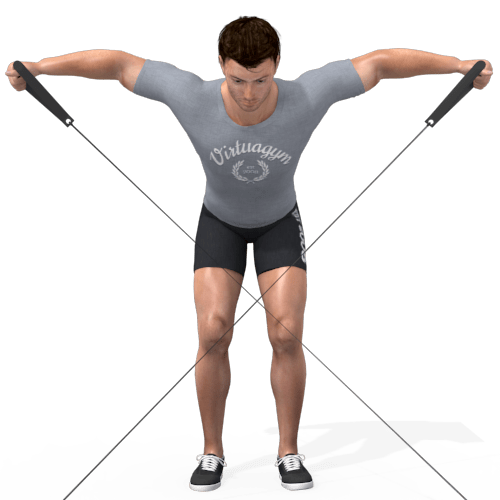 Pulley Bent-over Reverse Fly Video Exercise Guide