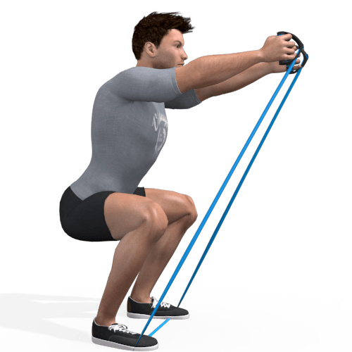 Elastics Air Squat Video Exercise Guide