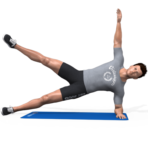 Side Plank Elbow Foot Star Video Exercise Guide