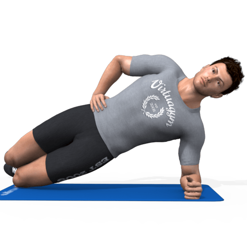 Side Plank Elbow Knee Video Exercise Guide
