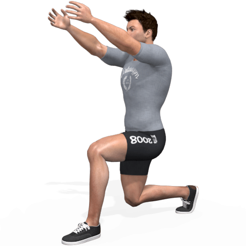 Air Lunge (alternating) Video Exercise Guide