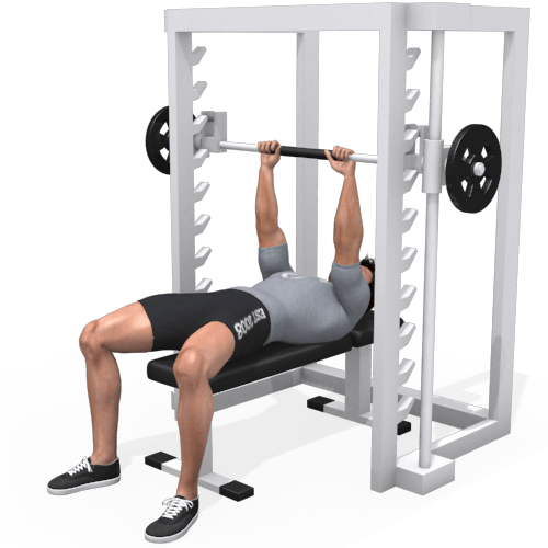 Bench Press Narrow Smith Machine Video Exercise Guide