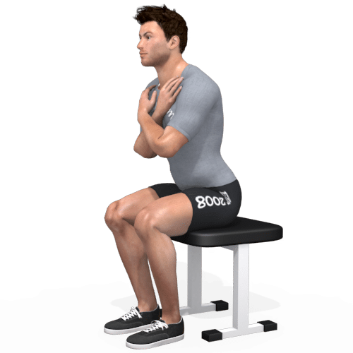 Bench Stand Up Arms Crossed Video Exercise Guide