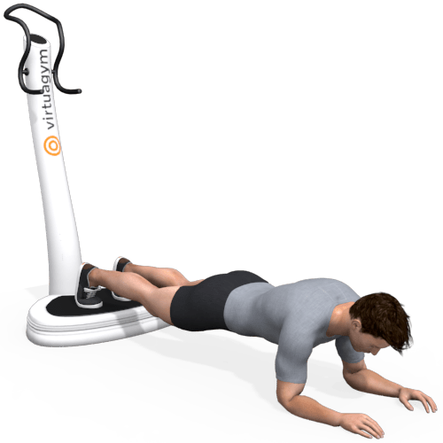 Vibration Training Plank Feet On Video Exercise Guide