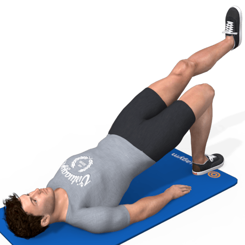 Hip Bridge Leg Extension Lying (alternating) Video Exercise Guide